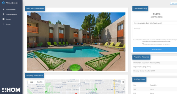 Property Engagement and Housing Search Assistance - Padmission